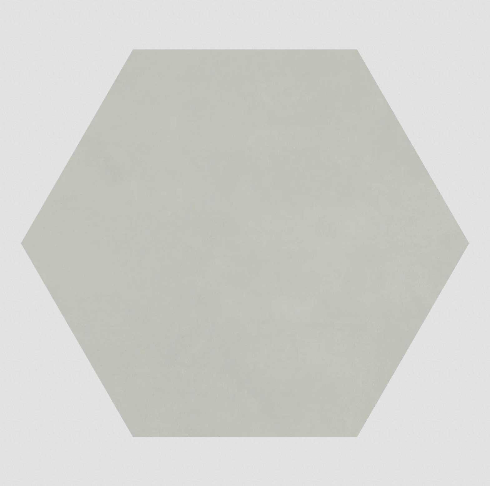 Gray Hexagon | 9x10 Inches | Carrollton | In Stock